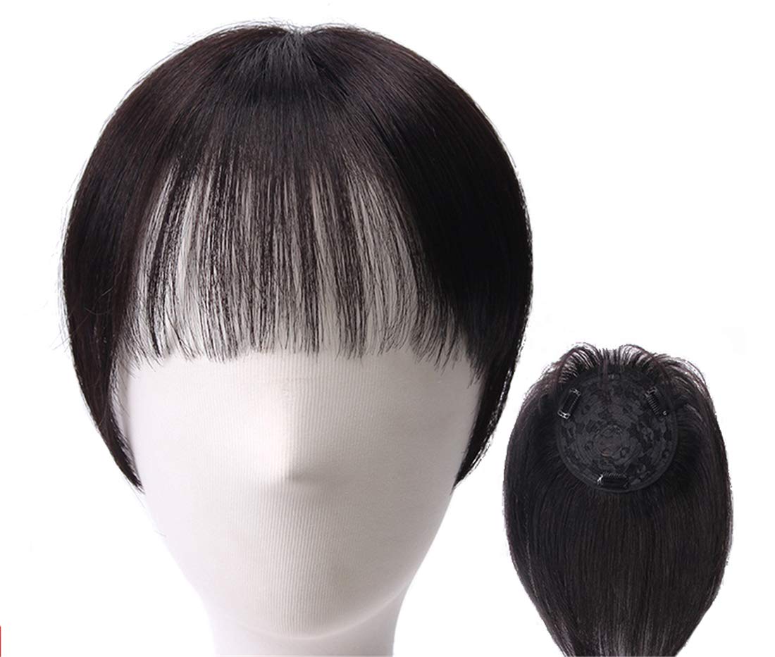 Clip in Human Hair Crown Toppers for Women with Hair Loss, Hidden Crown ...